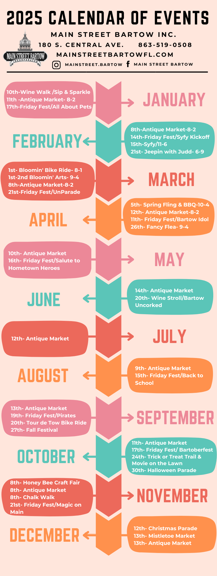 Event Calendar | Main Street Bartow